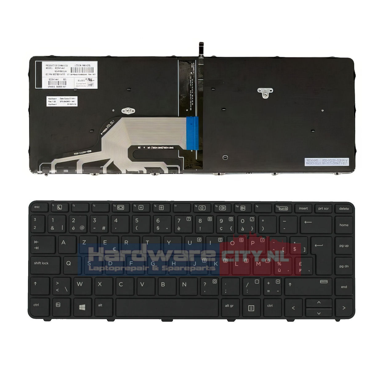 HP ProBook 440 G3 backlit keyboard (BE Azerty) - Laptop reparatie en ...